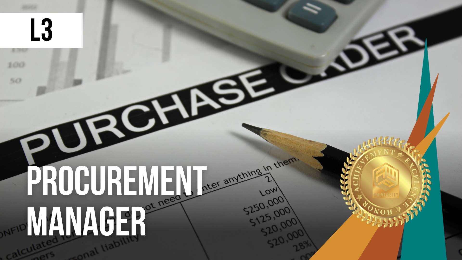 L3 Procurement Manager - 6.5 PDH - AWP University